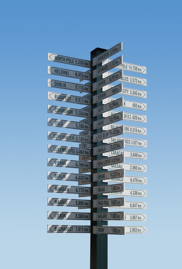 Multidirection sign stock photo. Image of sunny, signpost - 27342824