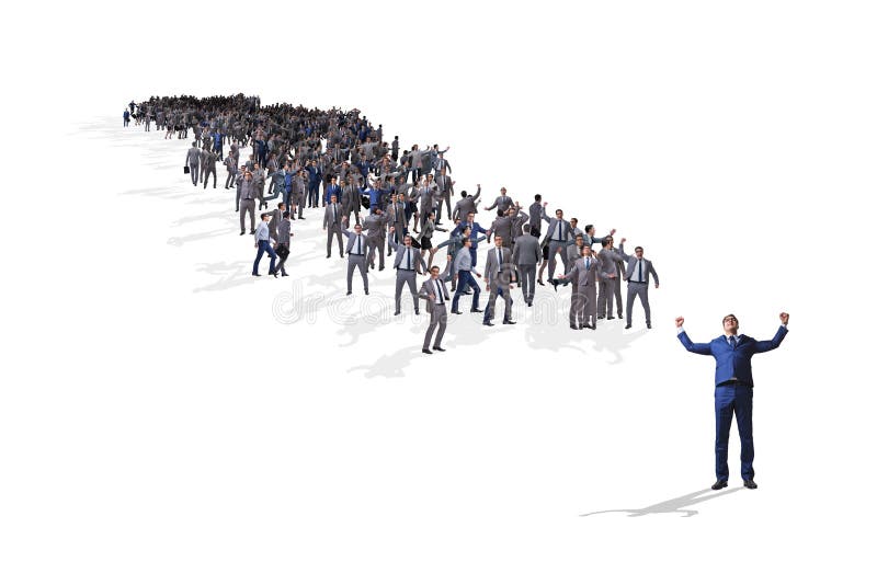Os Executivos No Conceito Do Recrutamento Foto De Stock Imagem De