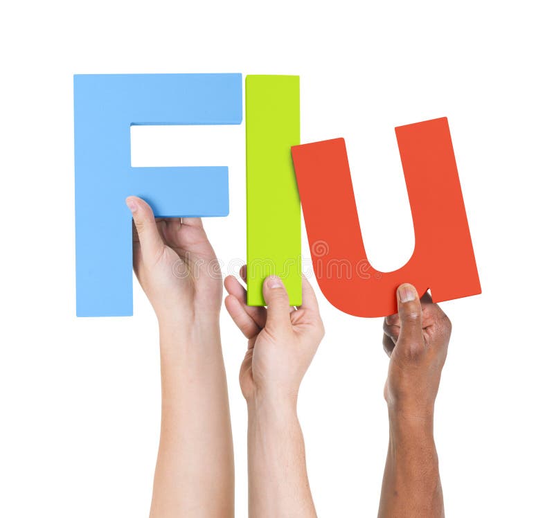 Closeup of Nurse Writing Flu Shot Text on Screen Stock Image - Image of ...