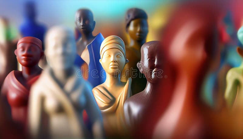 Multiethnic Culturally Diverse Background Wallpaper Stock Illustration ...