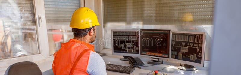 Multiethnic Engineer Coordinating Working Process at Plant Stock Image ...