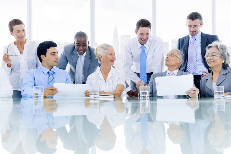 Team in Business Consulting Planning Stock Image - Image of company ...
