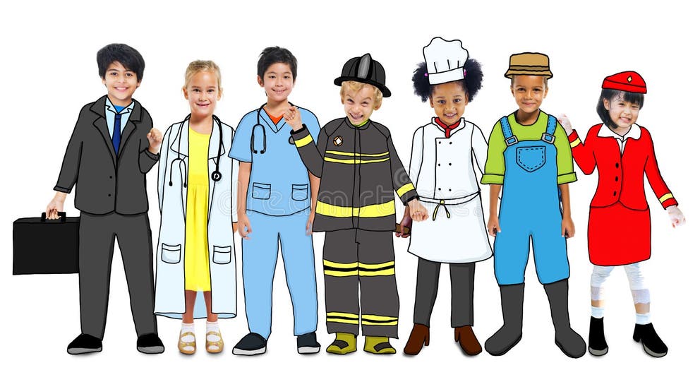 Career Jobs Kids Stock Illustrations – 63 Career Jobs Kids Stock ...