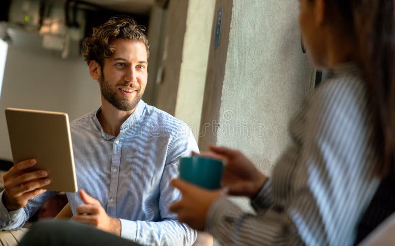 Multiethnic Group of Happy Business People Working Together in Office ... Multiethnic Group of Happy Business People Working Together in Office ...