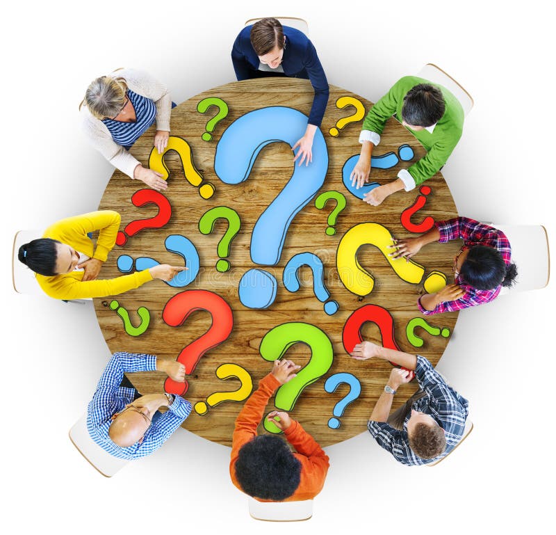 Question Mark Symbol Group People Stock Illustrations – 487 Question ...