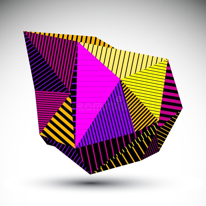 Multifaceted Eps8 Asymmetric Contrast Figure with Parallel Lines Stock ...