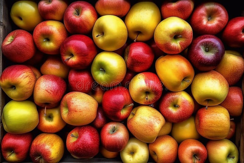 The Multifaceted Splendor of the Apple Stock Illustration ...