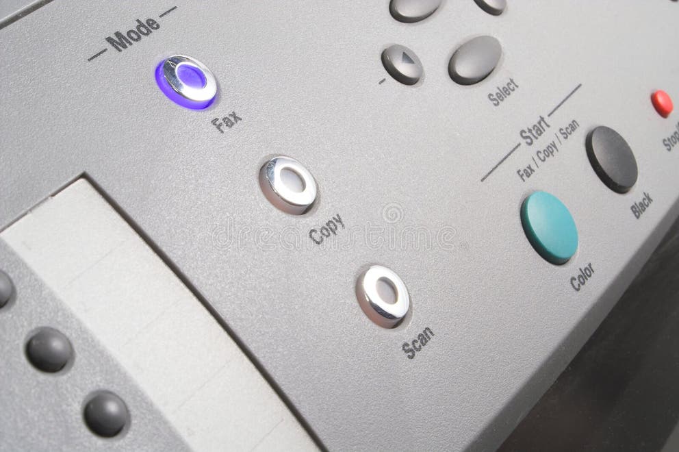 Multifunction Fax Machine stock photo. Image of gadget - 1953172