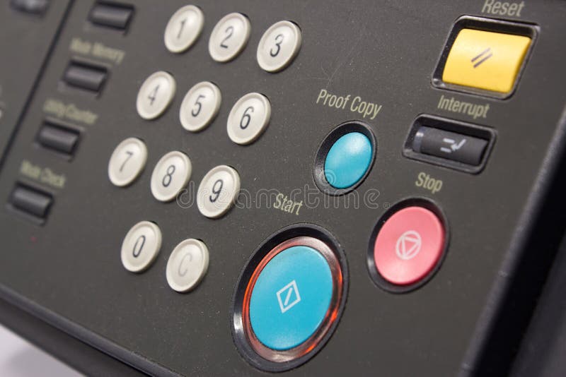 Start copying / Printing stock photo. Image of copier, machine - 445222