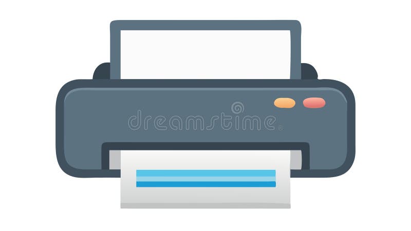 Multifunction Office Printer Icon, for Document Output, Vector Design ...