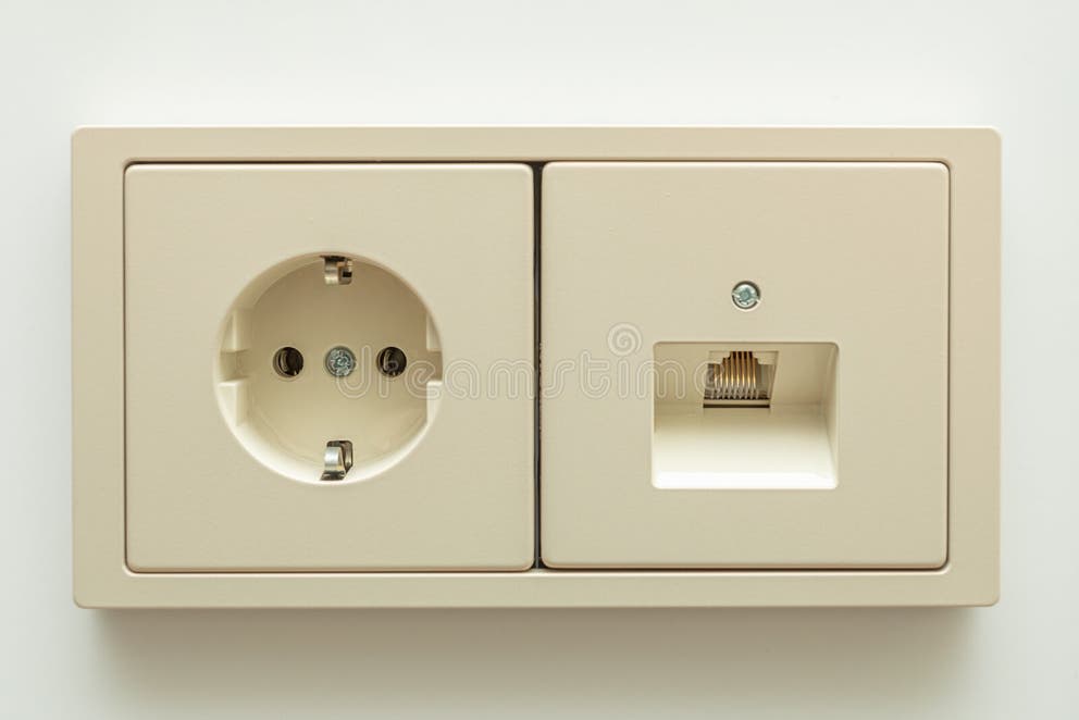 Multifunction Outlet with an Internet Connection, European-style ...