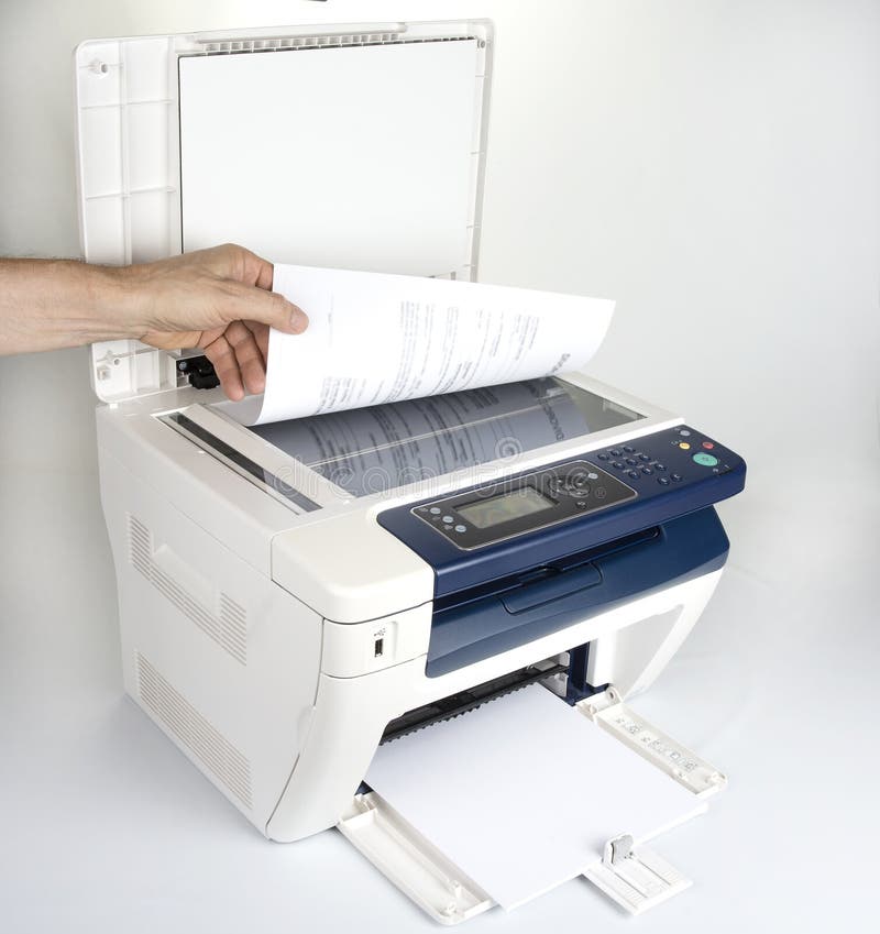 Multifunction Printer for Printing Scanning and Copying Stock Photo ...