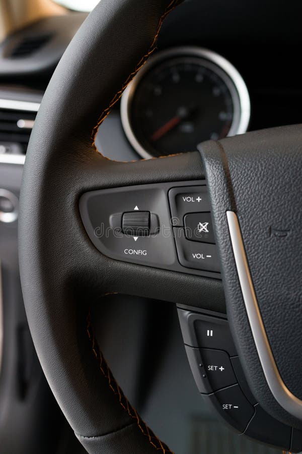 Multifunction Steering Wheel Stock Photo - Image of ...