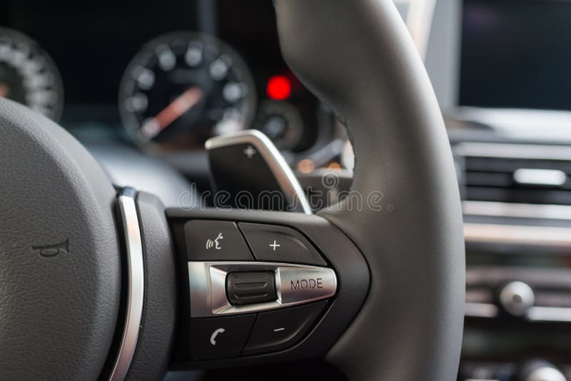 Multifunction Steering Wheel Stock Photo - Image of motor, lifestyle ...