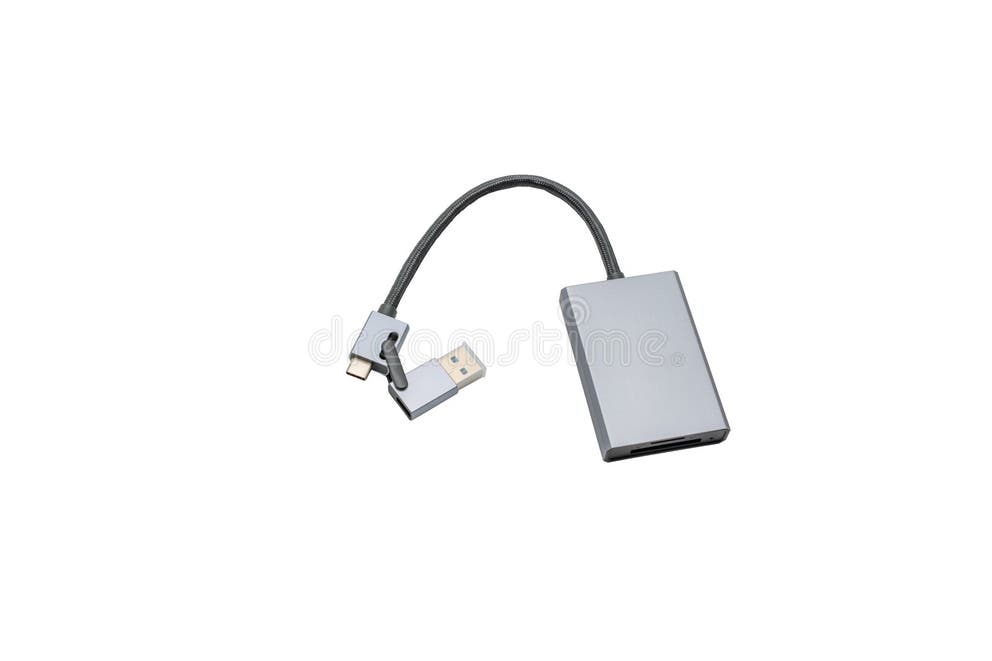 A Multifunctional Card Reader with USB-a and USB-C Ports, Ideal for ...
