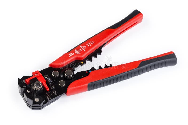 Multifunctional Hand Wire Cutter with Insulation Strippers on White ...