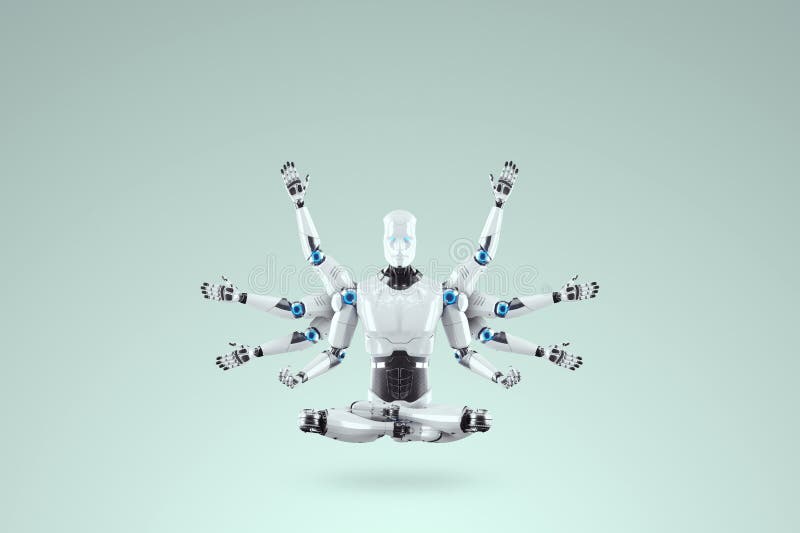 Multifunctional Multitasking Modern Robot. Excellence of Artificial ...