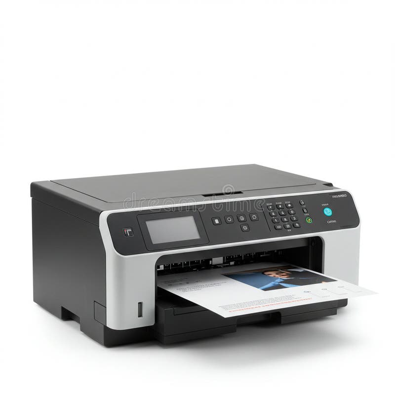 A Multifunctional Printer with a Modern Design, Featuring a Digital ...