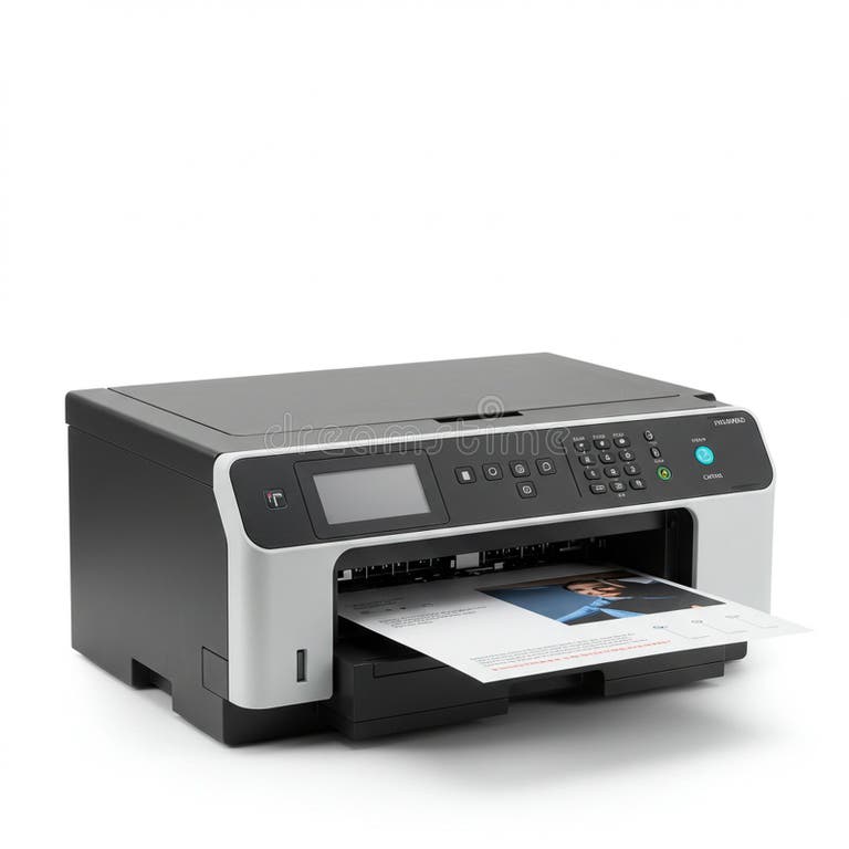 A Multifunctional Printer with a Modern Design, Featuring a Digital ...