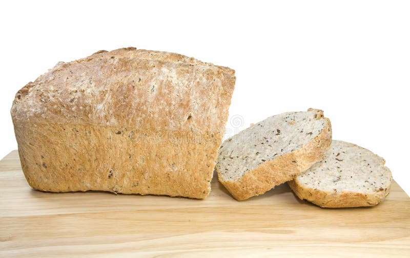 Multigrain Bread stock image. Image of wooden, portion - 11025365