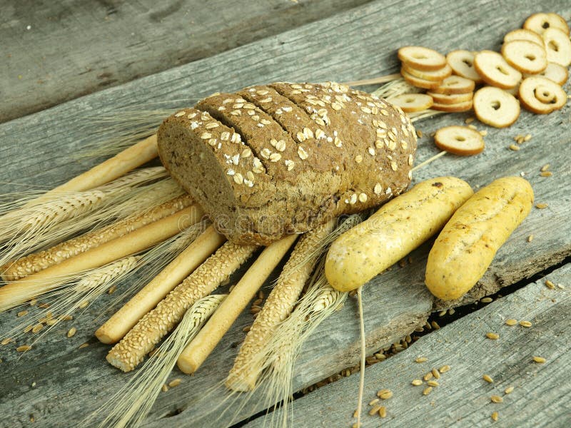 Multigrain bread stock photo. Image of grissini, groceries - 18463686
