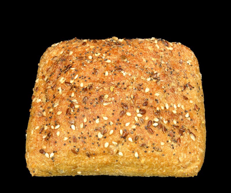 Multigrain roll stock image. Image of knife, background - 37951167