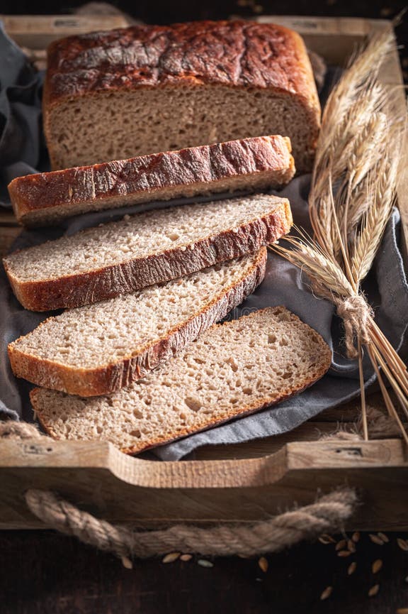 Multigrain Loaf of Breads As Source of Fibre and Protein Stock Image ...