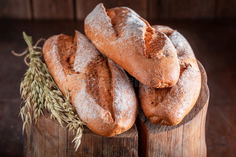 Multigrain Lumberjack Bread As Source of Fiber Stock Image - Image of ...
