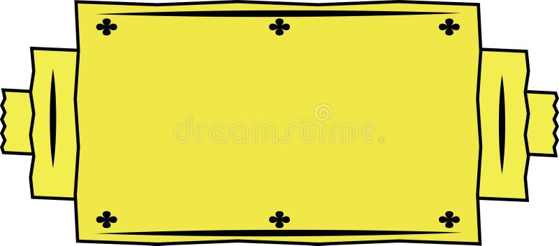 Yellow layered frame stock vector. Illustration of presentation - 341151450
