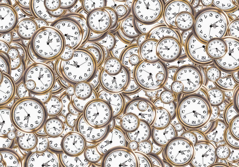Abstract Multilayered Antique Watches Background Stock Image - Image of ...