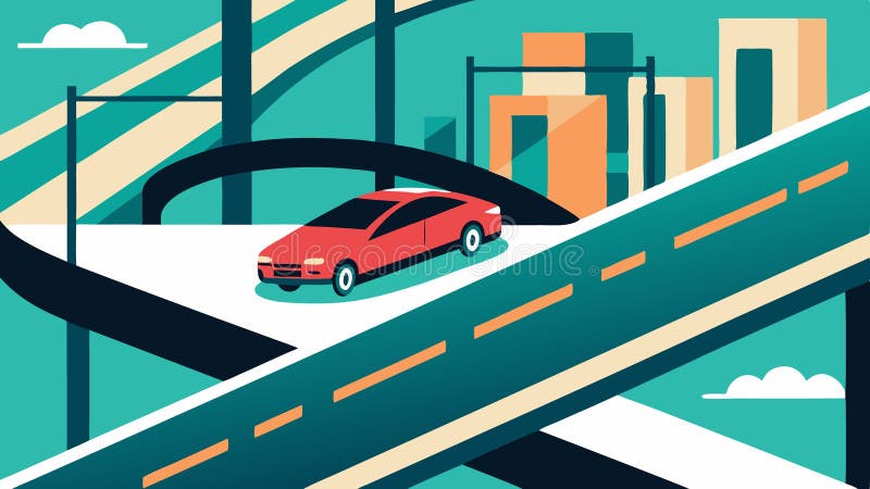 Multilayered Traffic a Selfdriving Car Moves Smoothly through a Complex ...