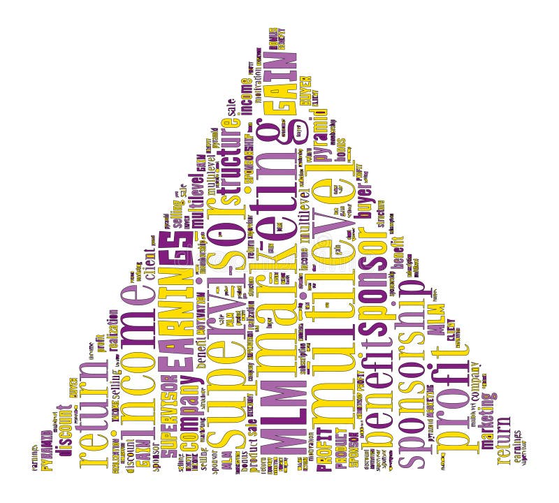 Multilevel Marketing Tag Cloud - Vector Illustration Stock Vector ...