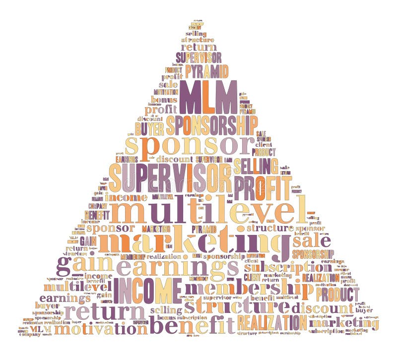 Multilevel Marketing Tag Cloud - Vector Illustration Stock Vector ...