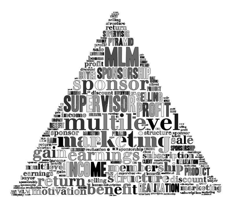 Multilevel Marketing Tag Cloud - Vector Illustration Stock Vector ...