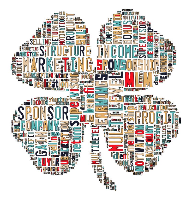 Multilevel Marketing Tag Cloud - Vector Illustration Stock Vector ...