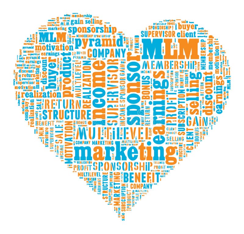 Multilevel Marketing Tag Cloud - Vector Illustration Stock Vector ...