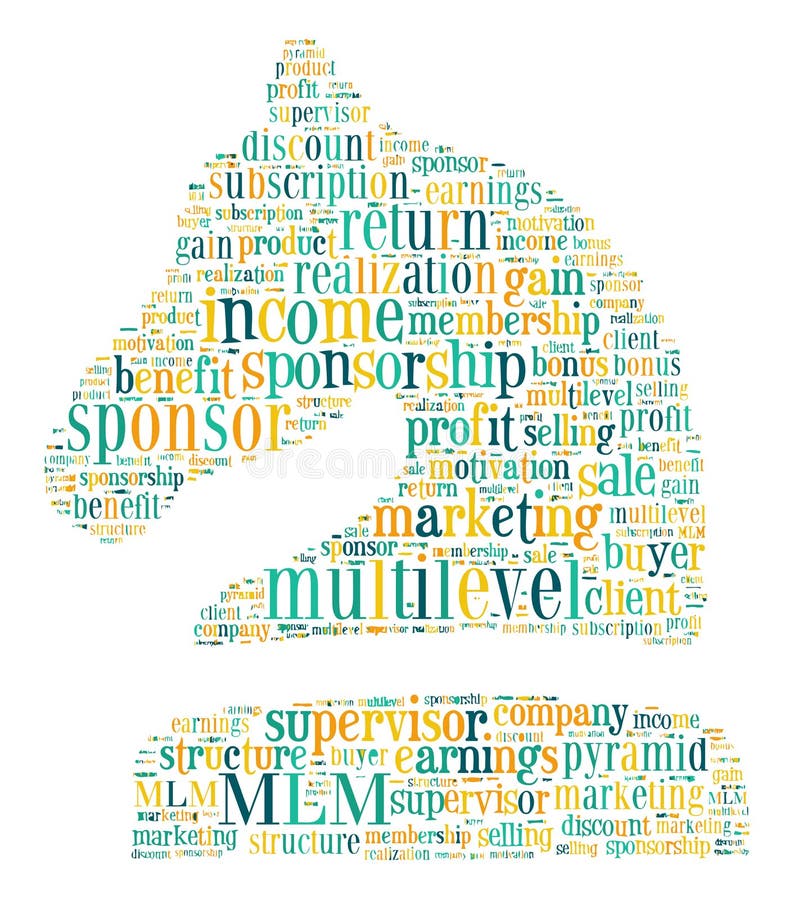 Multilevel Marketing Tag Cloud - Vector Illustration Stock Vector ...
