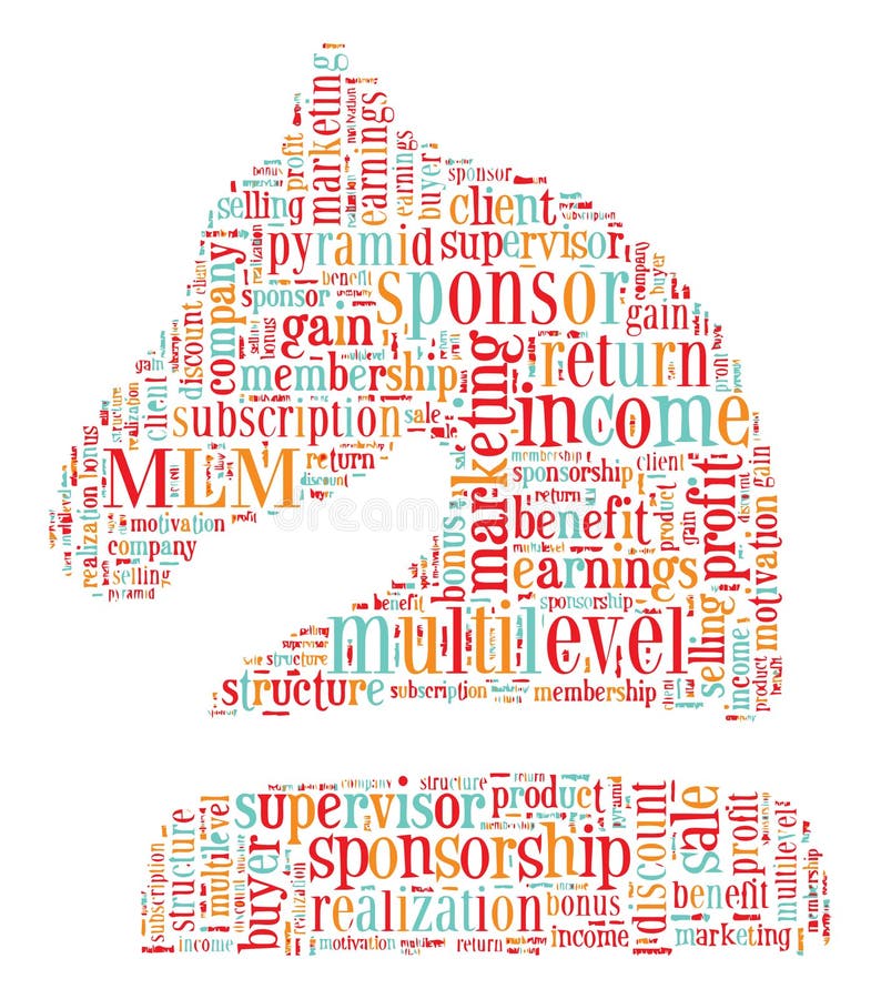 Multilevel Marketing Tag Cloud - Vector Illustration Stock Vector ...