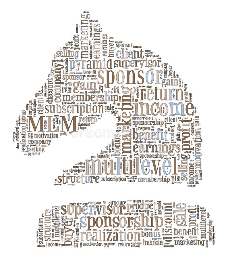 Multilevel Marketing Tag Cloud - Vector Illustration Stock Vector ...