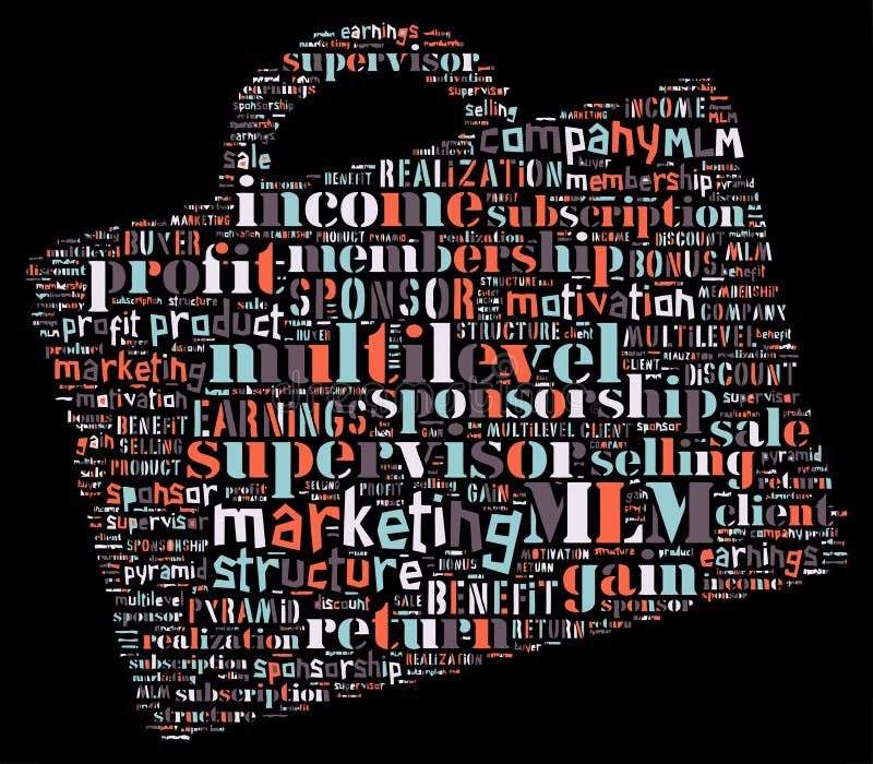 Multilevel Marketing Tag Cloud - Vector Illustration Stock Vector ...