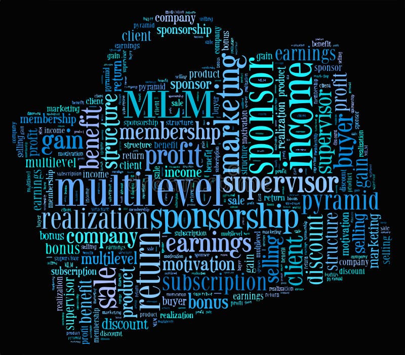 Multilevel Marketing Tag Cloud - Vector Illustration Stock Vector ...