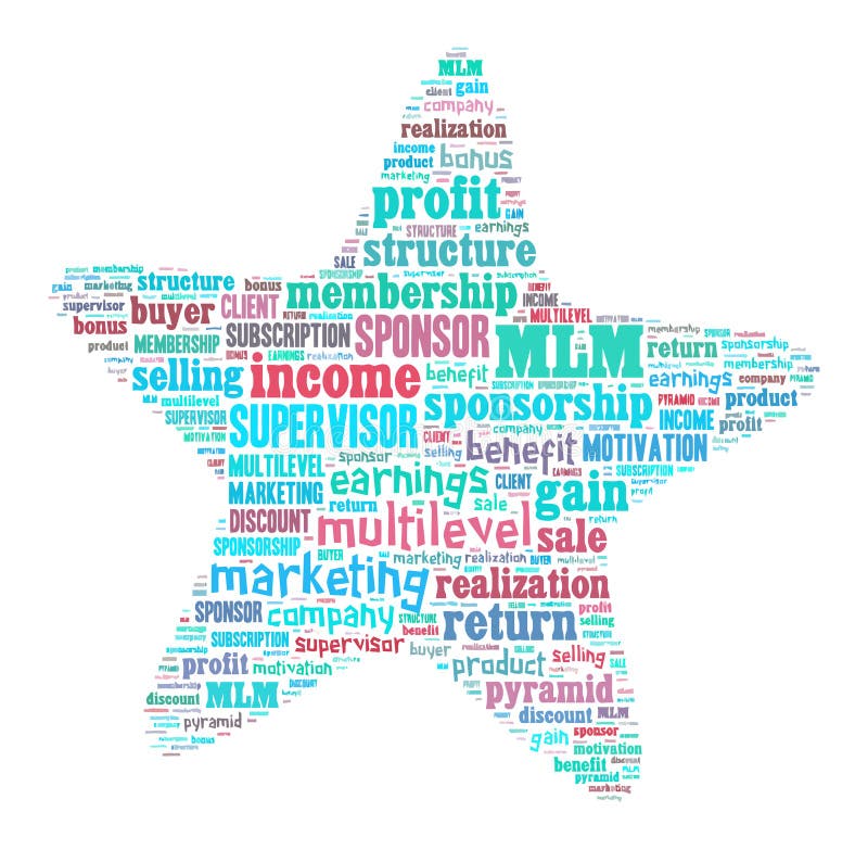 Multilevel Marketing Tag Cloud - Vector Illustration Stock Vector ...