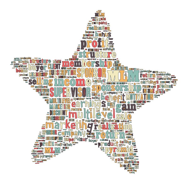 Multilevel Marketing Tag Cloud - Vector Illustration Stock Vector ...