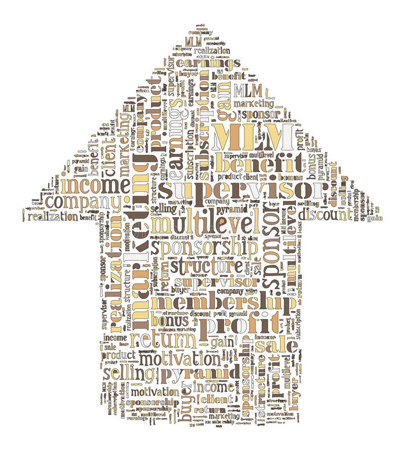 Multilevel Marketing Tag Cloud - Vector Illustration Stock Vector ...
