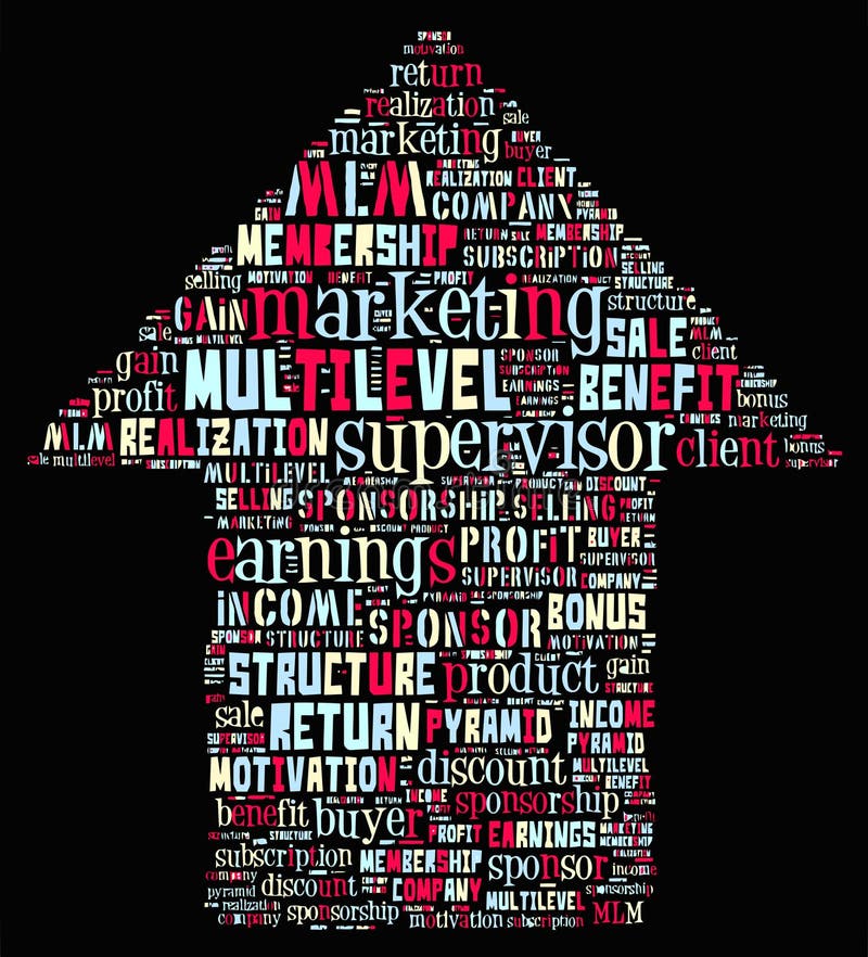 Multilevel Marketing Tag Cloud - Vector Illustration Stock Vector ...