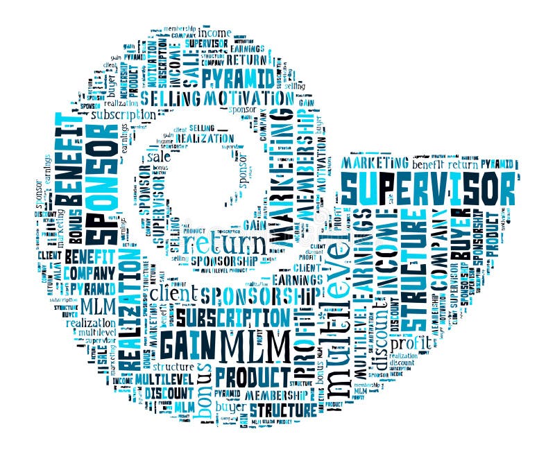 Multilevel Marketing Tag Cloud - Vector Illustration Stock Vector ...