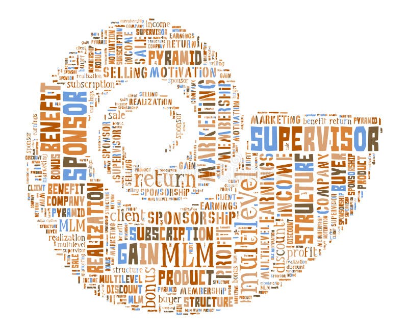 Multilevel Marketing Tag Cloud - Vector Illustration Stock Vector ...
