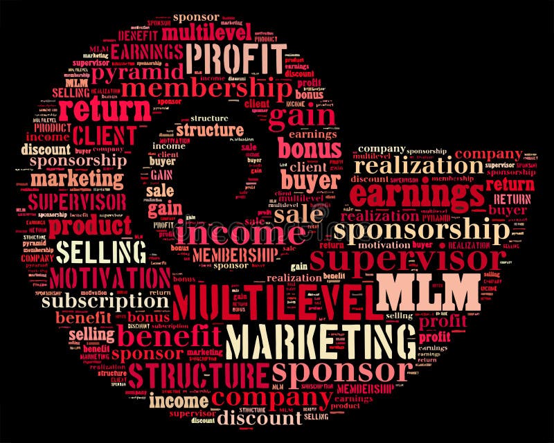 Multilevel Marketing Tag Cloud - Vector Illustration Stock Vector ...