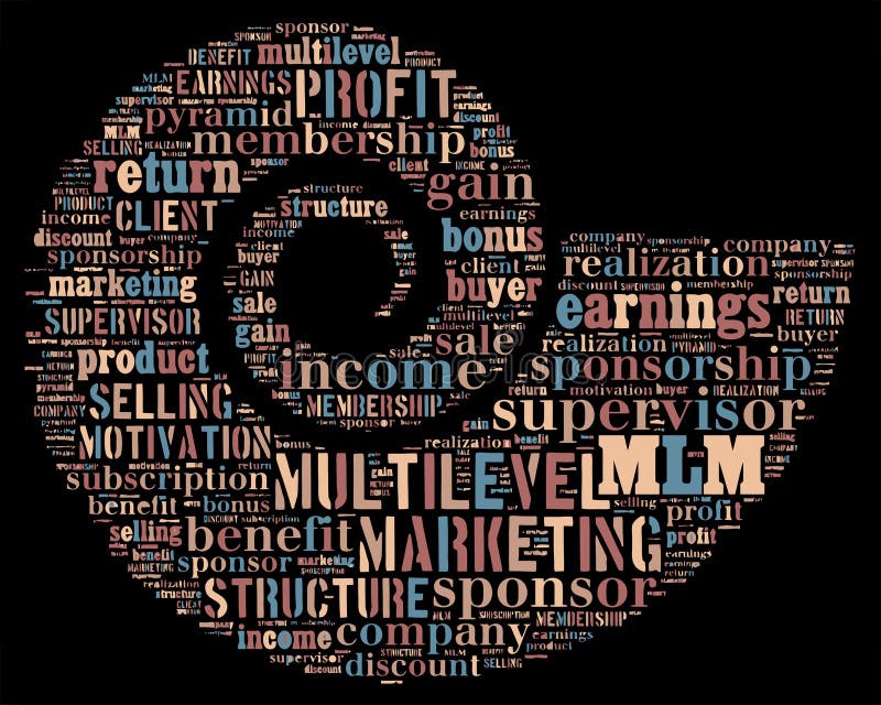 Multilevel Marketing Tag Cloud - Vector Illustration Stock Vector ...