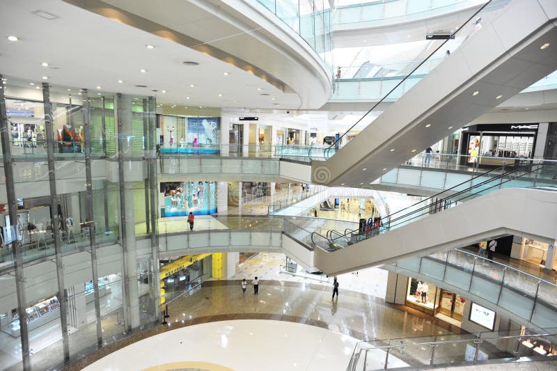 Shopping Mall Building Interior Editorial Photo - Image of bucharest ...